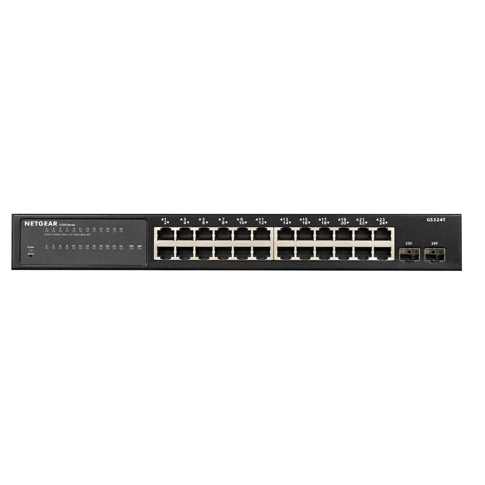 Netgear S350 Series 24-port Gigabit Smart Managed Pro Switch with 2 x