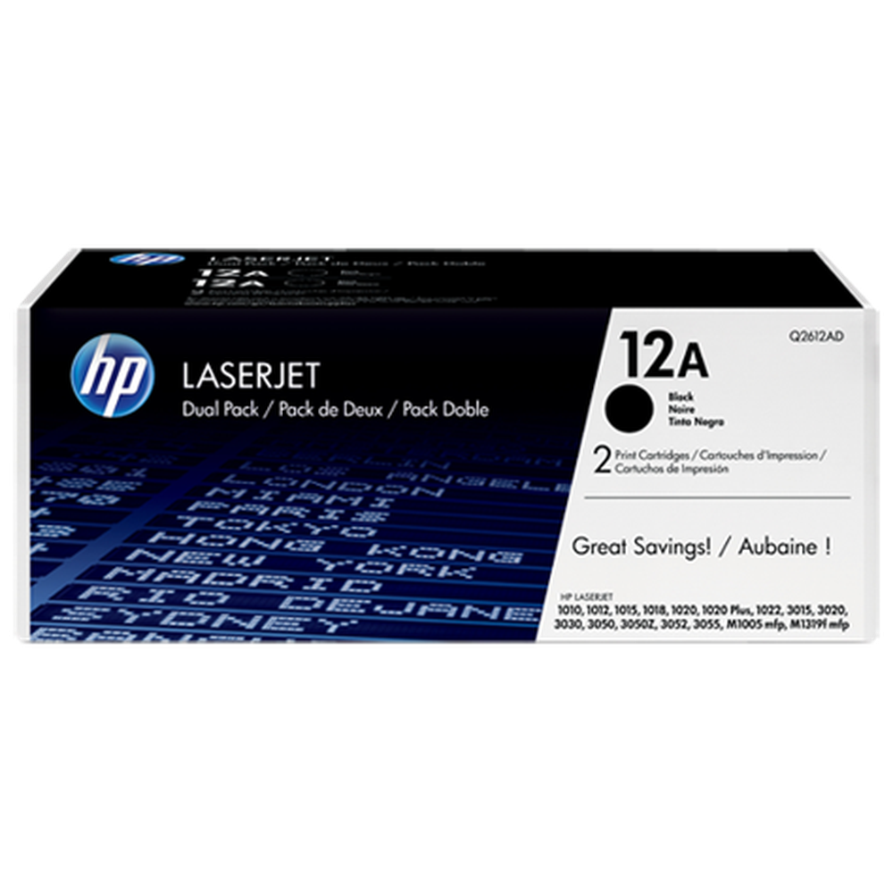 HP LASER JET 1000/3000 CARTRIDGE DUAL PACK